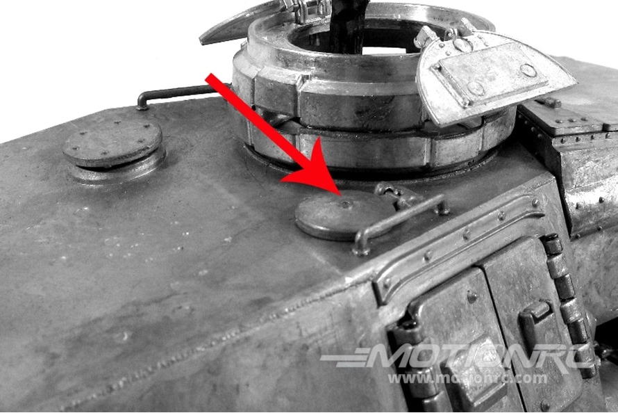 Mato 1/16 Scale Panzer III Metal Turret Signal Port Hatch [MATMT118 ...