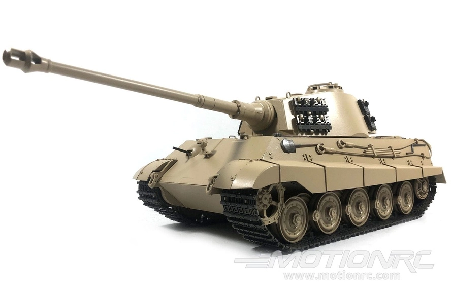 Mato German King Tiger Desert Yellow Metal 1/16 Scale Heavy Battle Tank ...