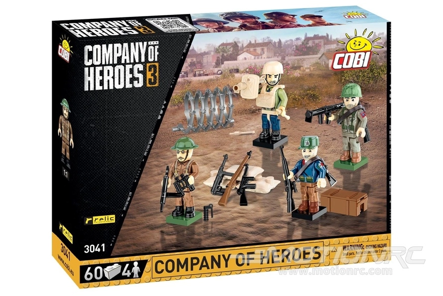 COBI Company of Heroes 3 Figures and Accessories Building Block Set ...