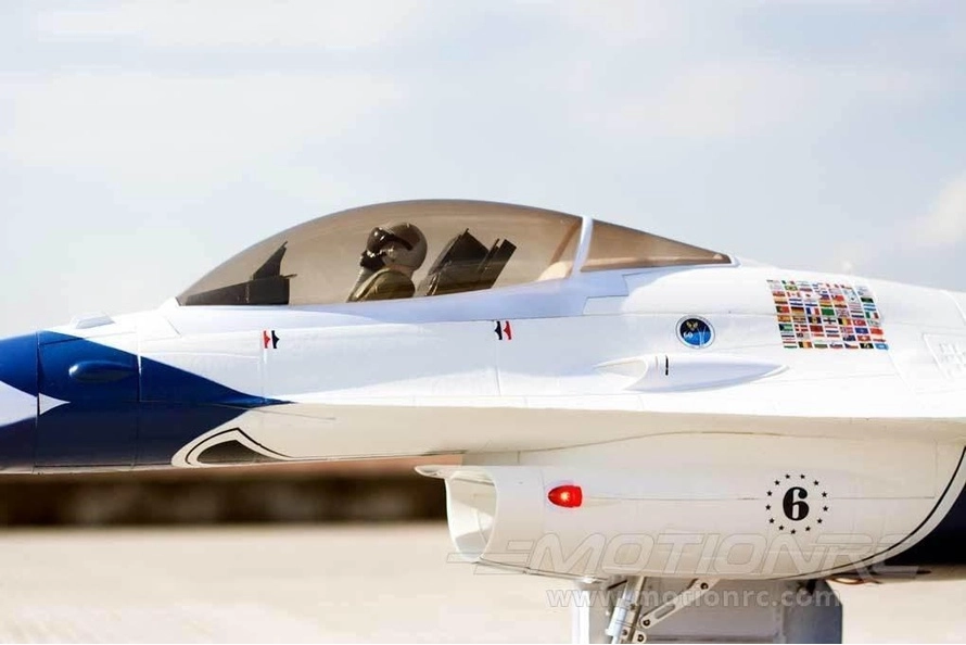 Freewing F-16C Falcon Super Scale Thunderbirds 90mm EDF Jet - ARF PLUS ...