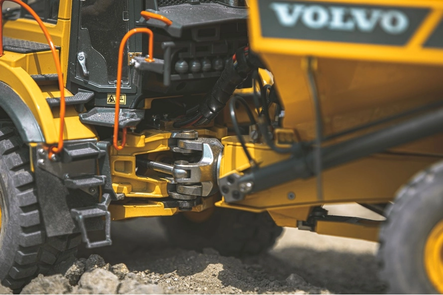 Double Eagle Volvo A40G 1/16 Scale Metal Hydraulic Articulated Dump ...