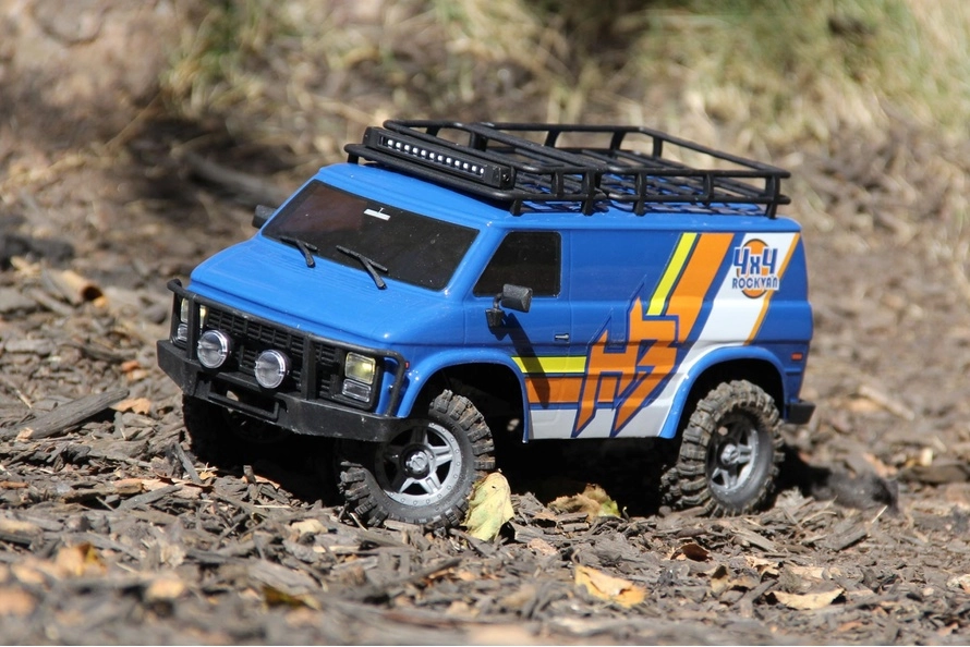 Hobby Plus CR18P EVO 2 Blue Rock Van 1/18 Scale 4WD Mini Crawler - RTR ...