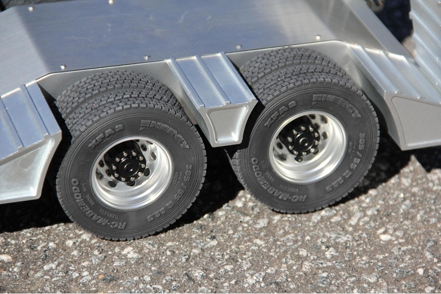 Huina 1/14 Scale Metal Double-Axle Flatbed Lowboy Trailer - KIT [EE012 ...