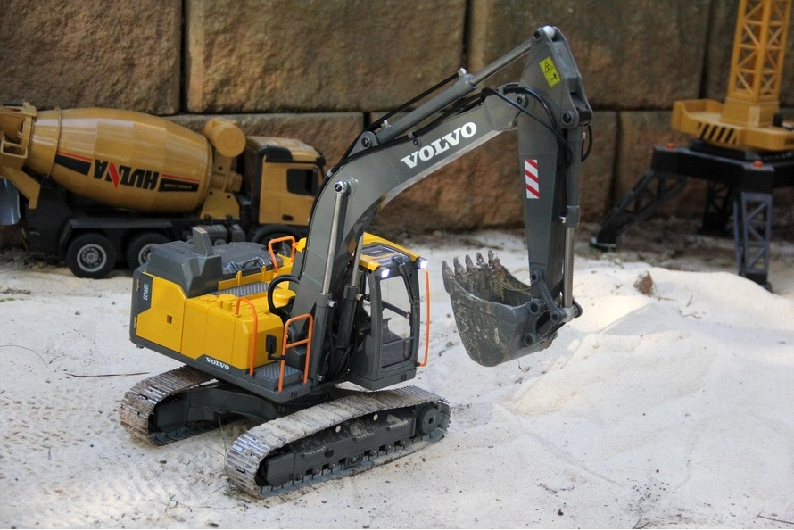 Double Eagle Volvo EC160E Metal 1/14 Scale Excavator - RTR [EE010-003 ...