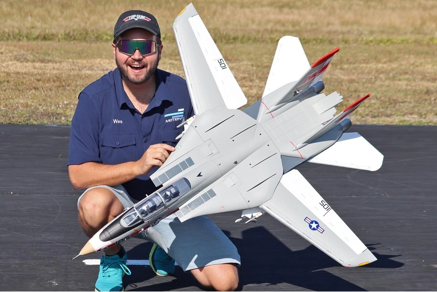 Freewing F-14 Tomcat Twin V2 64mm EDF Jet - ARF PLUS [FJ11421AP] Motion RC