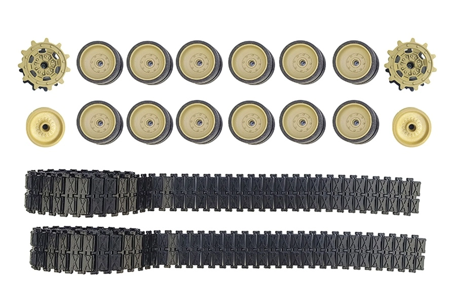 Tongde 1/16 Scale German Leopard 2A7 Plastic Tracks, Sprockets, Drive ...