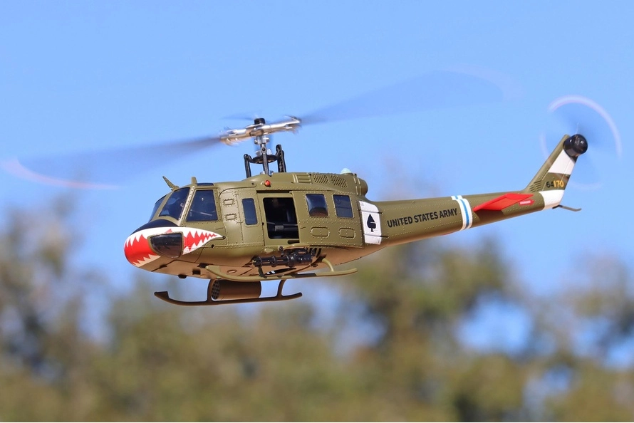 RotorScale UH-1 Huey 174th AHC 200 Size GPS Stabilized Helicopter - RTF ...