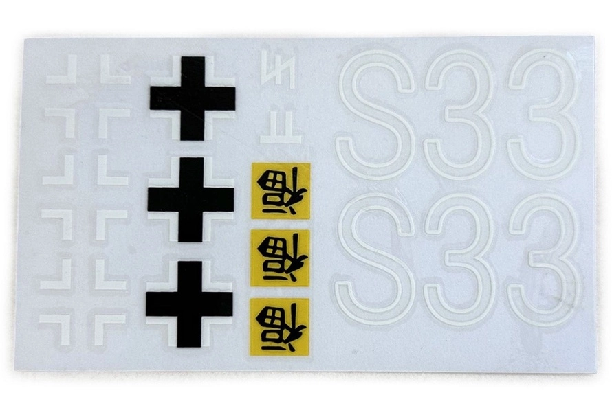 Heng Long 1/16 Scale German Tiger I S33 Decal Set [HLG3818-105] Motion RC