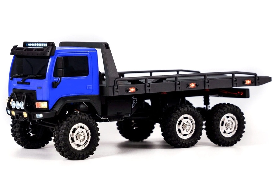 Hobby Plus CR18P Blue Arktos 1/18 Scale 6x6 Flatbed Truck - RTR ...