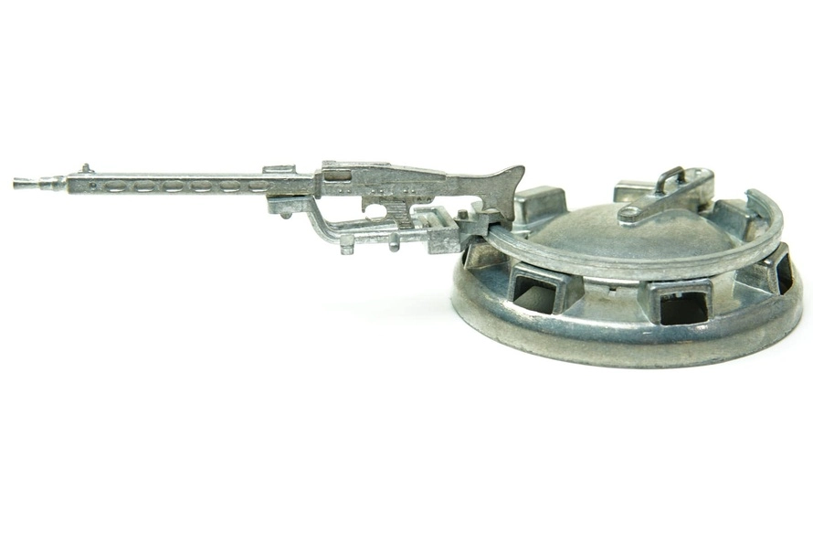 Torro 1/16 Scale German Tiger I Late Metal Hatch and Machine Gun Set ...
